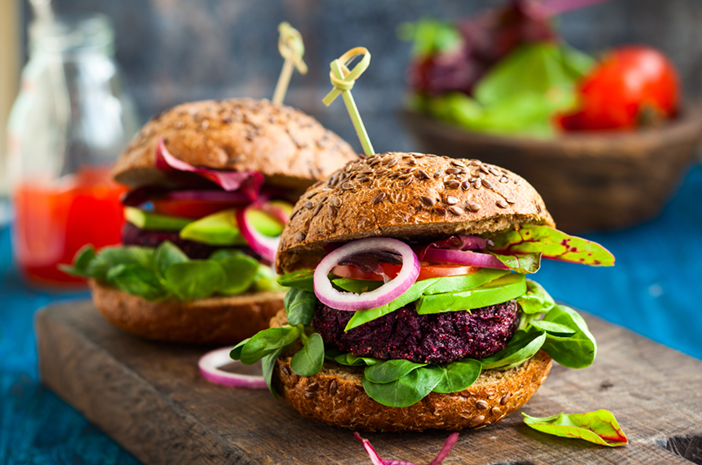 Resep Sehat: Burger Vegetarian yang Cocok untuk Cegah Kolesterol