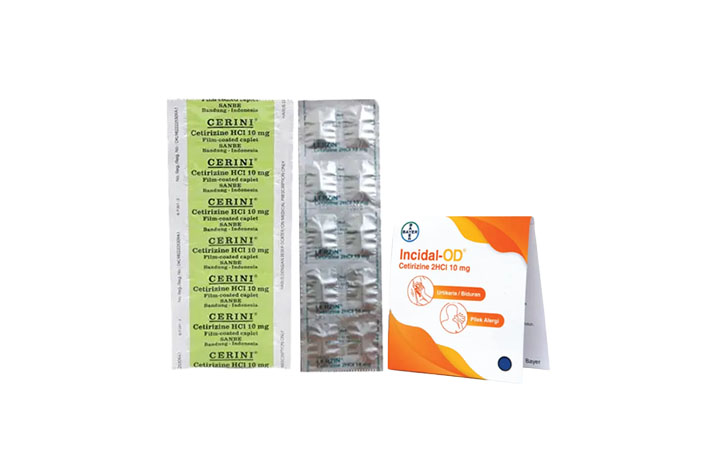 Ini 5 Obat dengan Kandungan Cetirizine untuk Meredakan Alergi dan Gatal