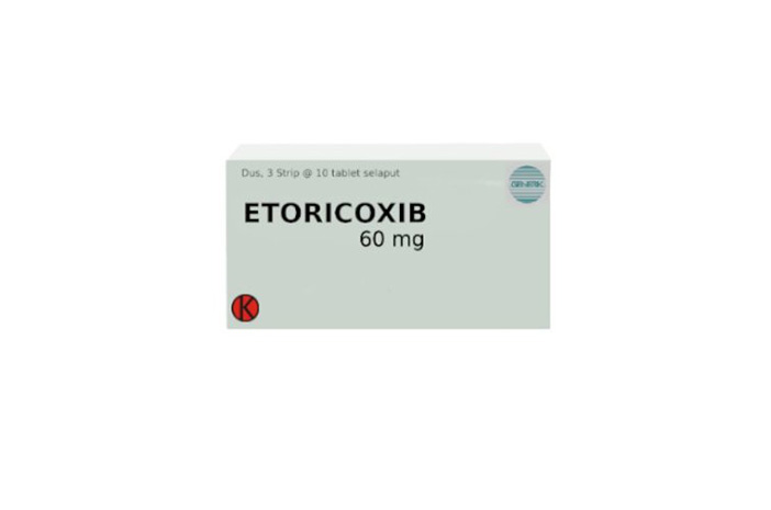 Etoricoxib - Manfaat, Dosis, Cara Pakai, & Perhatian Penggunaan