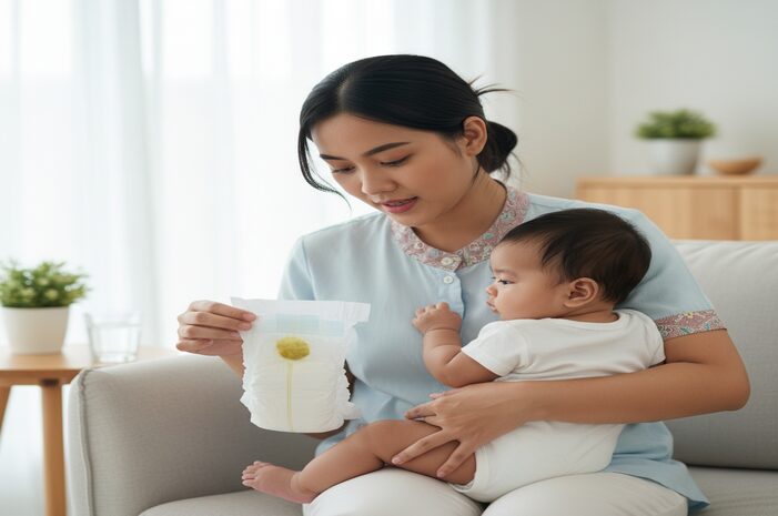 BAB Bayi Berlendir? Ini Cara Mengatasi (Ampuh!)