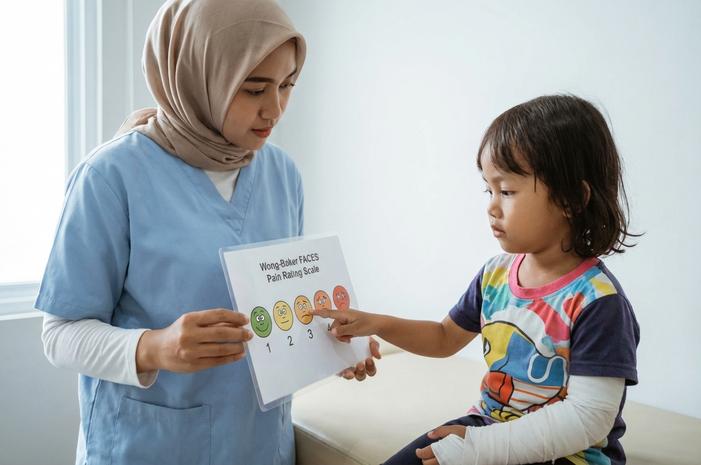 Wong Baker Scale: Kenali Sakitmu dari Ekspresi Wajah